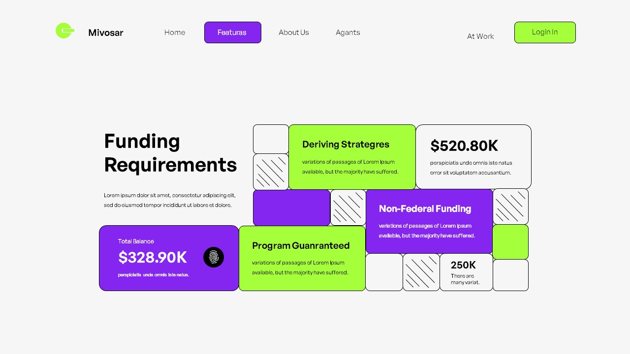 Purple Modern Company Pitch Deck Presentation, Presentation Templates