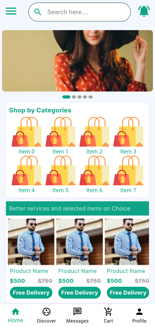 Explore Multi-Vendor e-Eommerce Flutter App UI Kit Template by ...