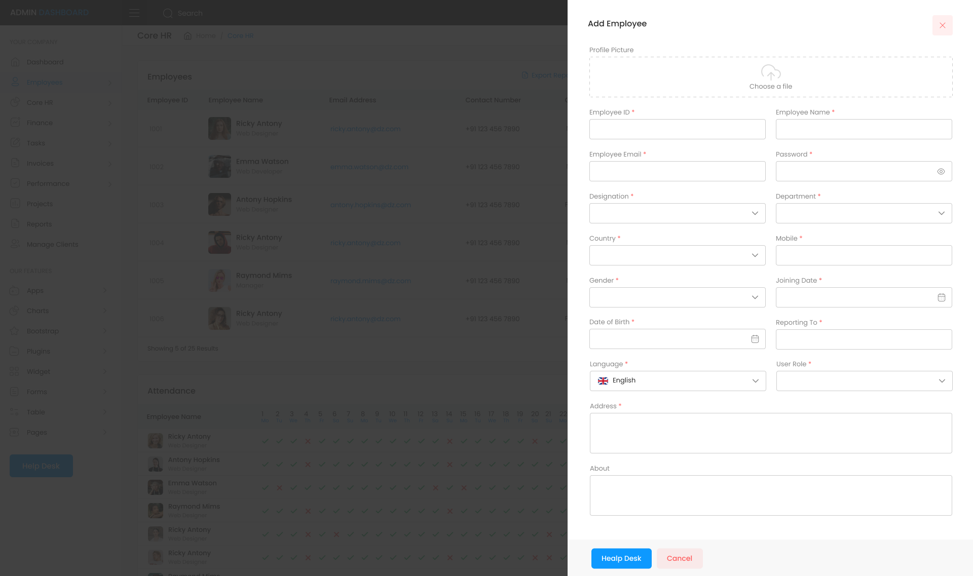 W3CRM - Admin Dashboard Figma Template by DexignZone | ThemeForest