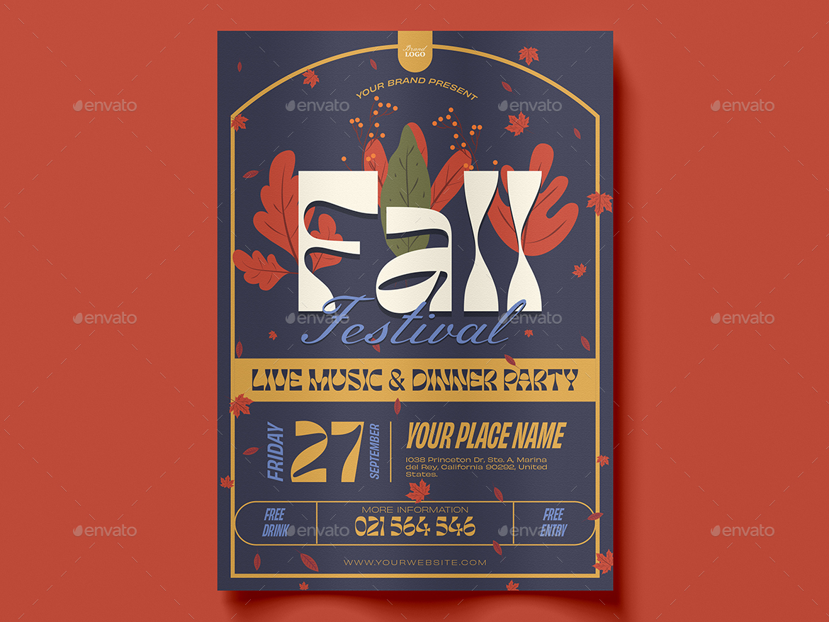 Fall Festival Flyer, Print Templates | GraphicRiver