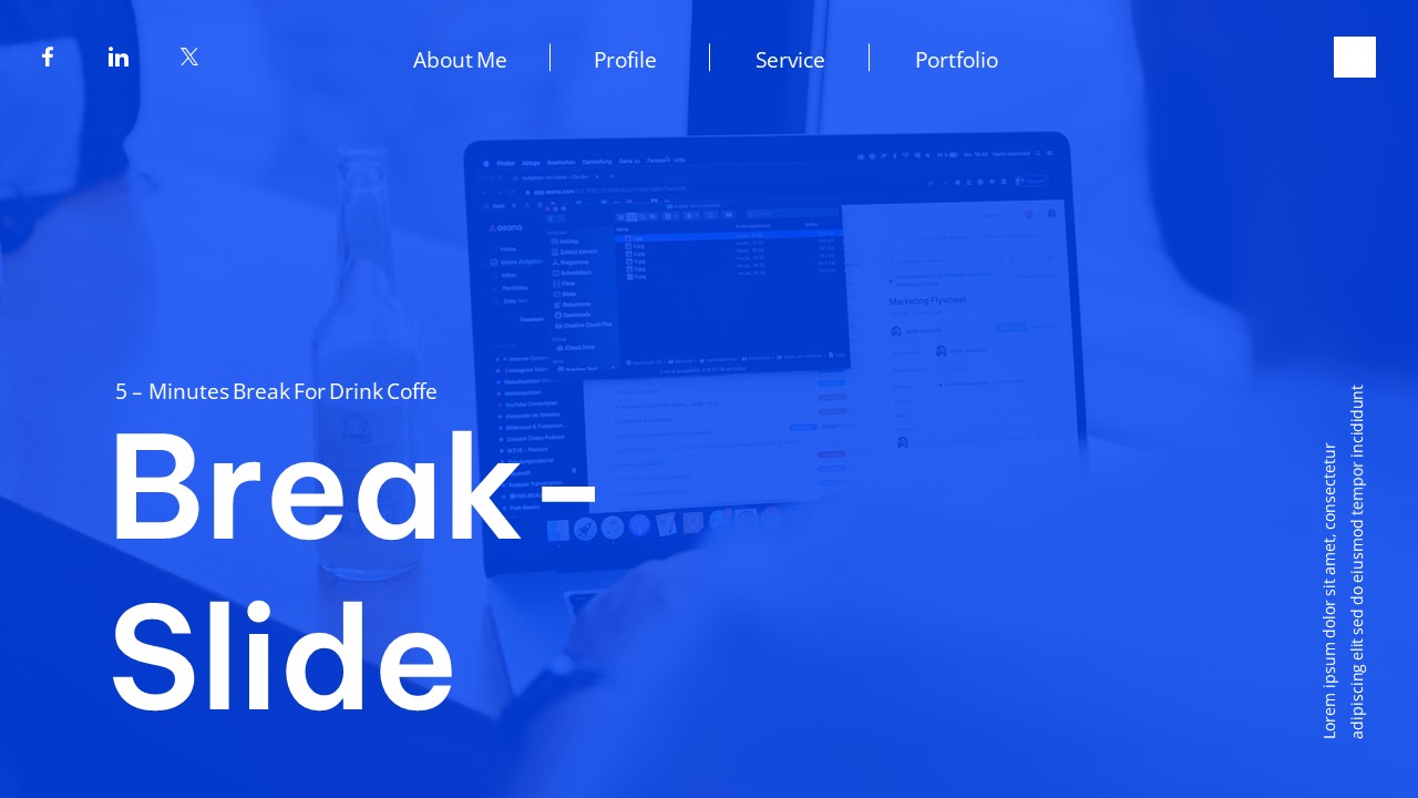 Juan - Personal Portfolio Google Slides Template, Presentation Templates