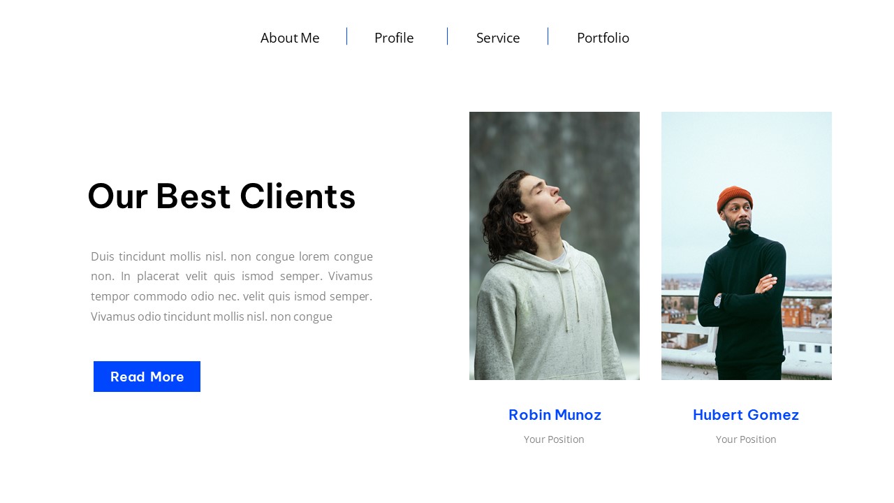 Juan - Personal Portfolio Google Slides Template, Presentation Templates