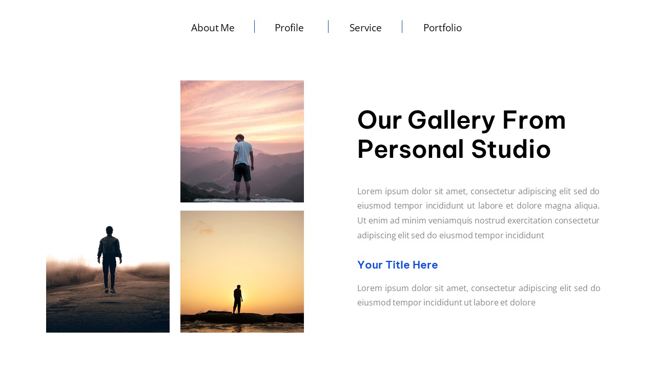 Juan - Personal Portfolio Google Slides Template, Presentation Templates