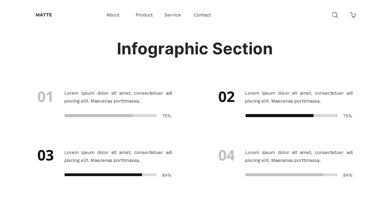 Matte - Black Fashion Google Slide Templates, Presentation Templates