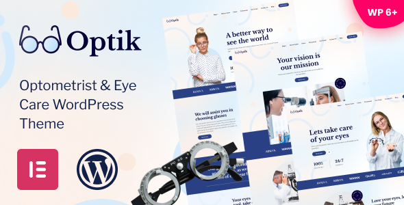 Optik - Optometrist & Eye Care WordPress Theme by Duck-Themes | ThemeForest
