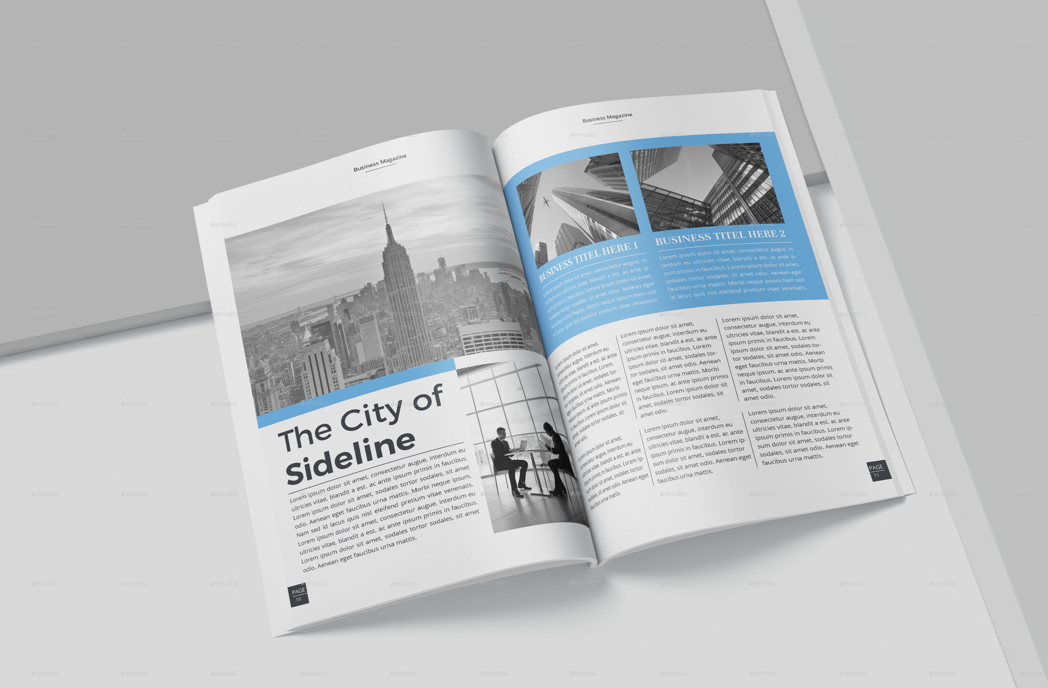 Business Magazine Template, Print Templates | GraphicRiver