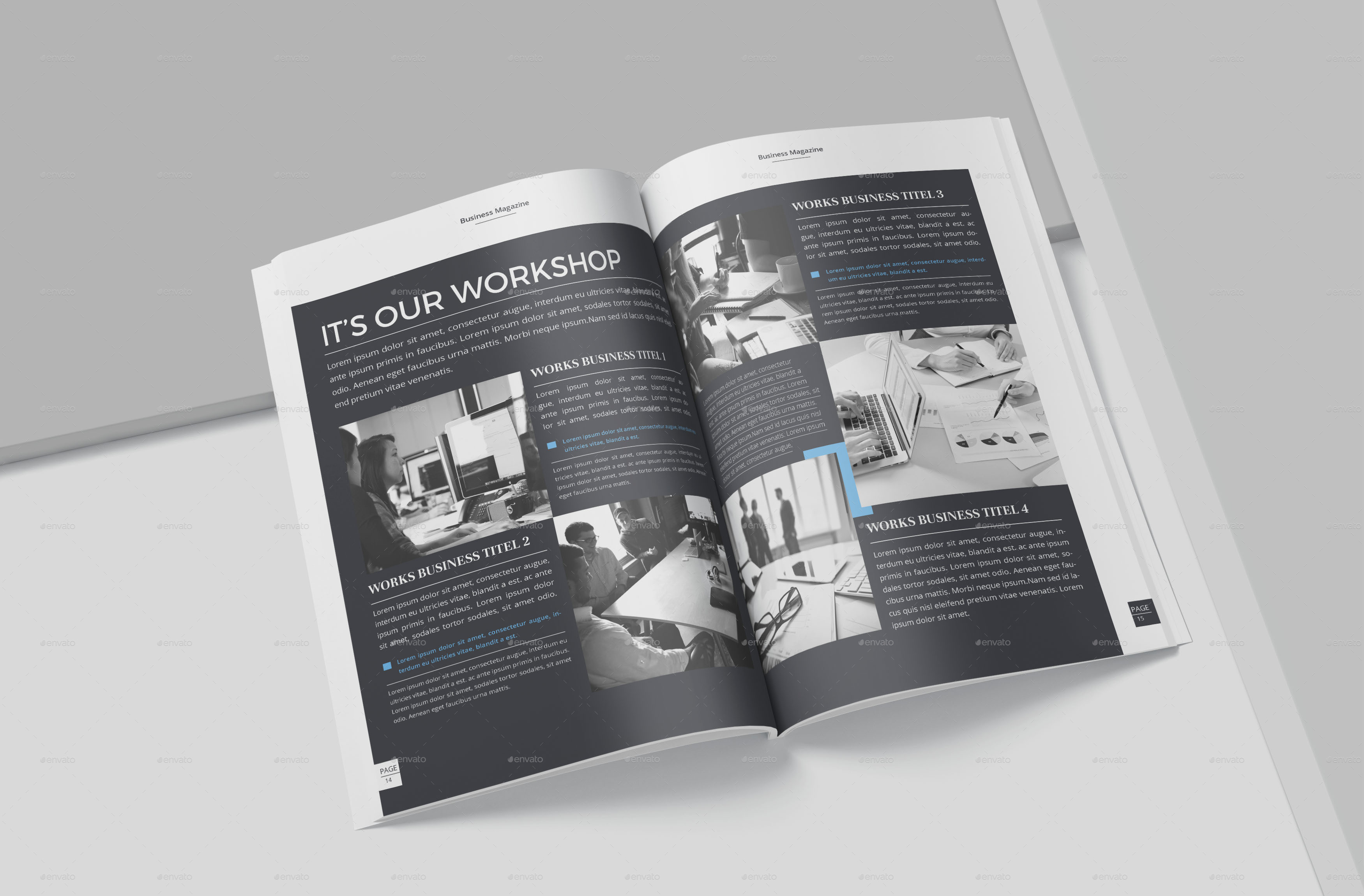 Business Magazine Template, Print Templates | GraphicRiver