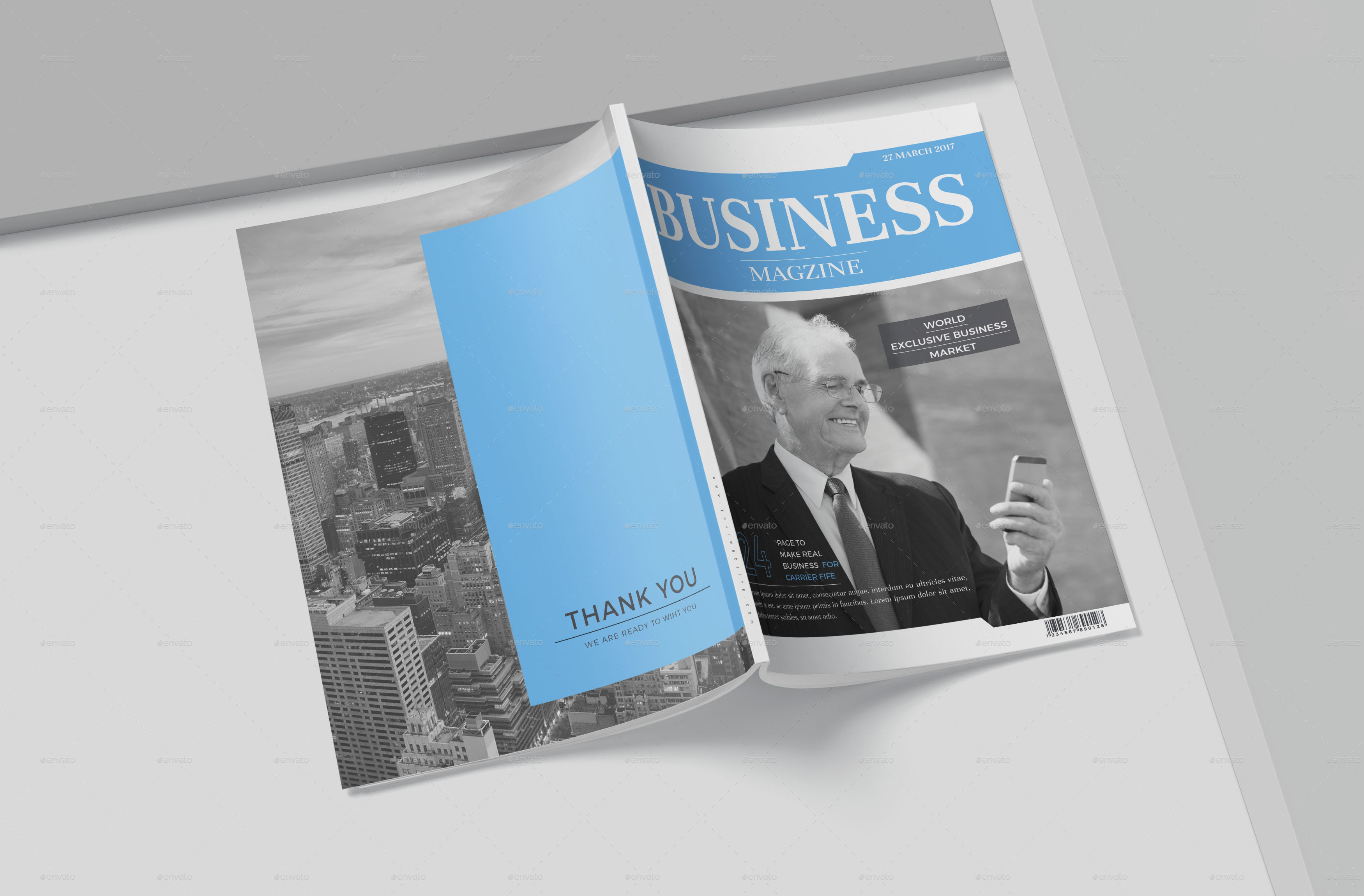 Business Magazine Template, Print Templates | GraphicRiver