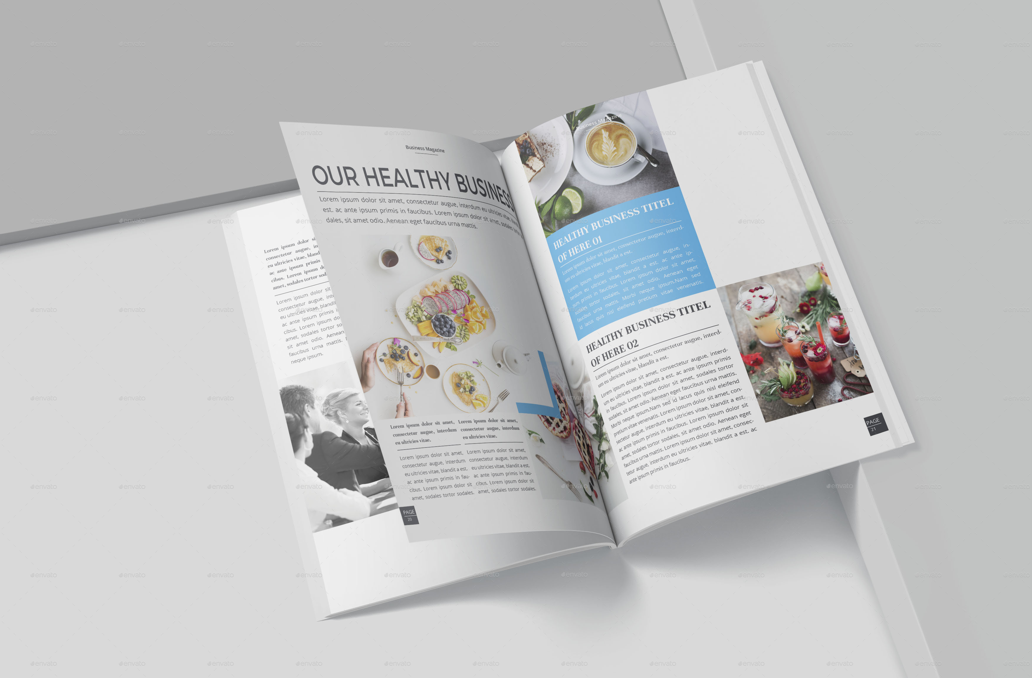 Business Magazine Template, Print Templates | GraphicRiver