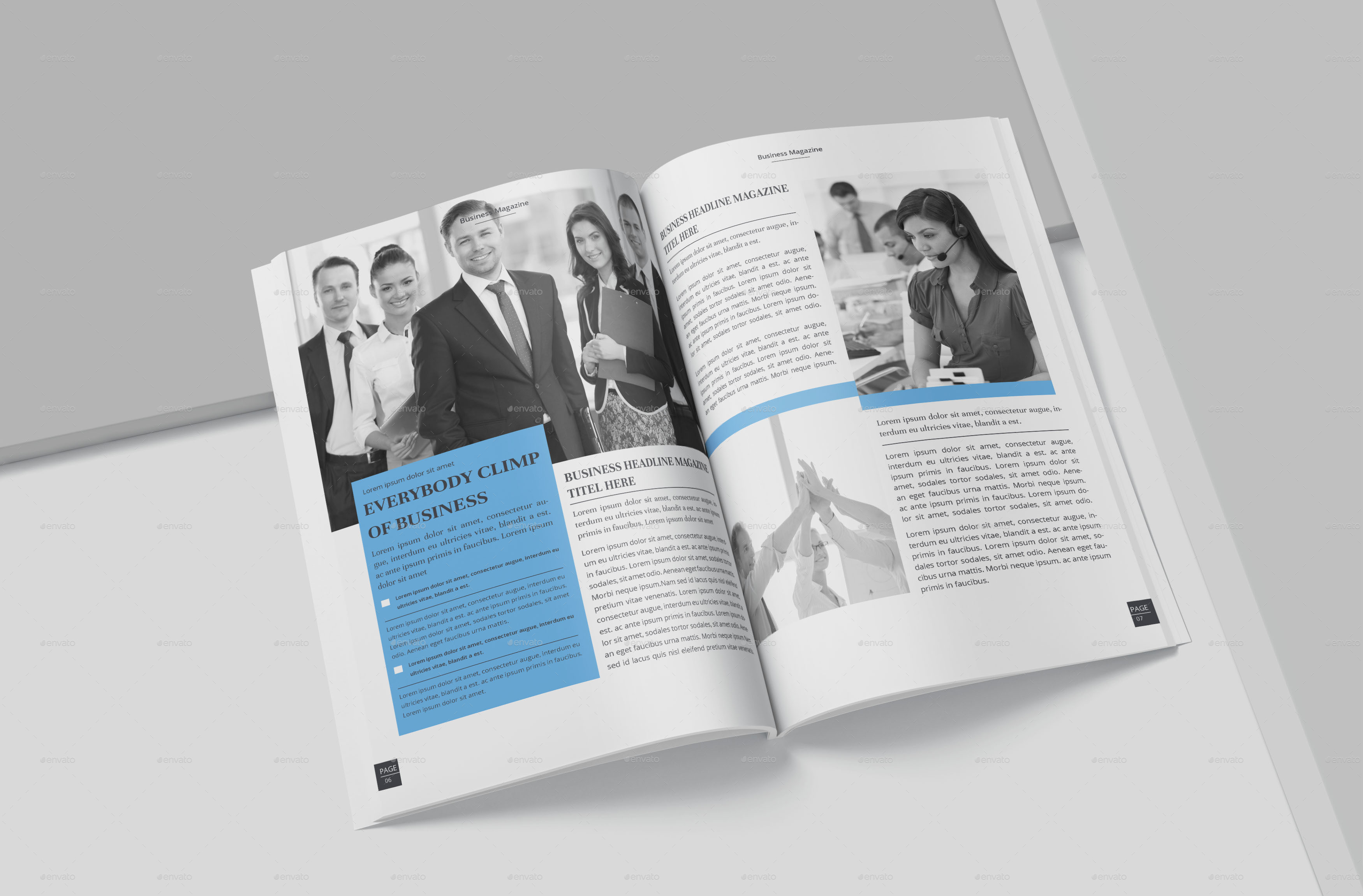 Business Magazine Template, Print Templates | GraphicRiver