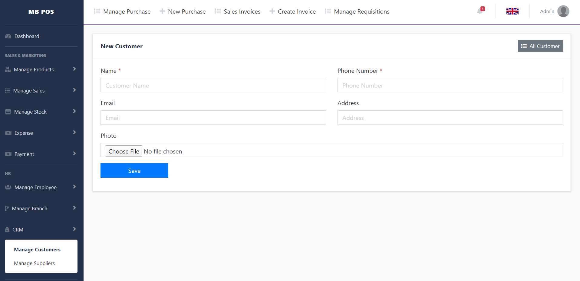 MB POS Inventory & Stock Management System by devintime | CodeCanyon
