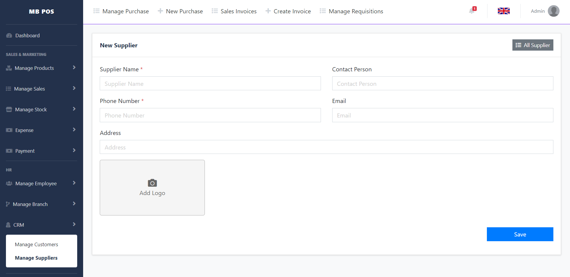 MB POS Inventory & Stock Management System by devintime | CodeCanyon