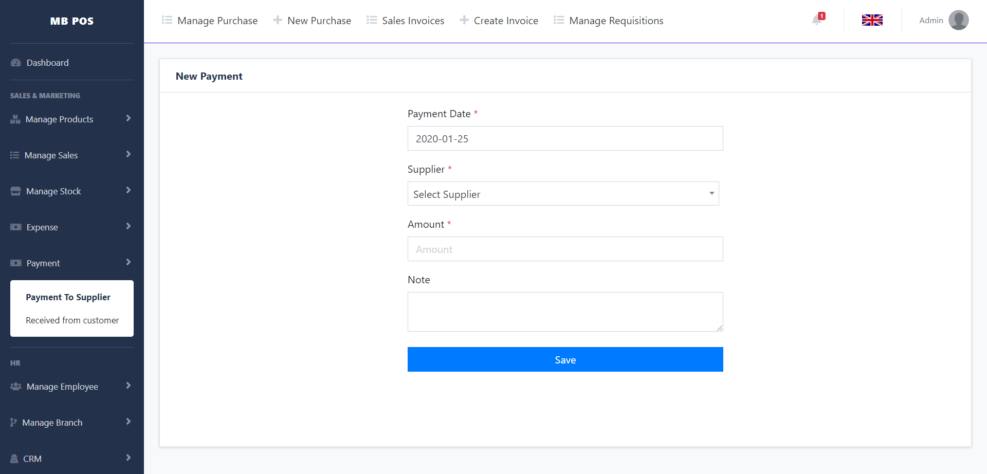 MB POS Inventory & Stock Management System by devintime | CodeCanyon