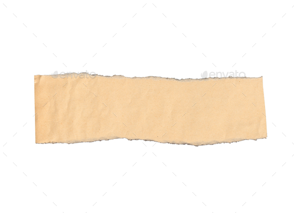 torn vintage paper texture piece ripped border edge sheet Stock Photo ...