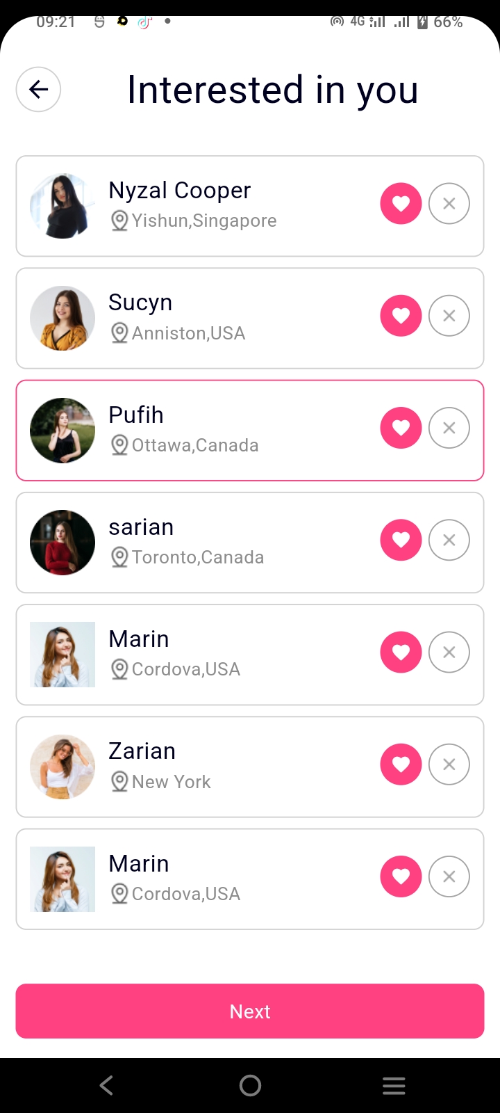 Vibe Mate Dating App flutter UI Kit by CodentraTech | CodeCanyon