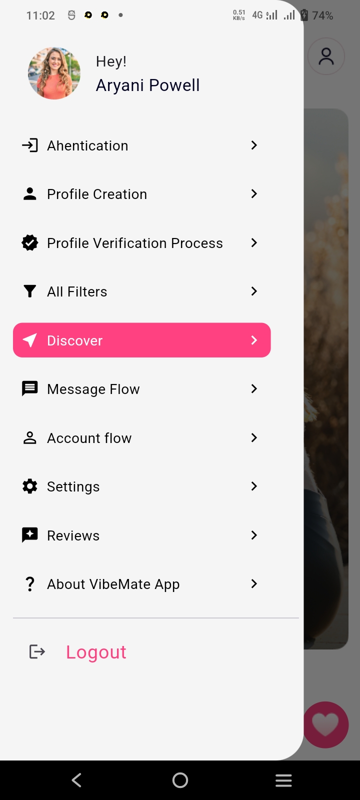 Vibe Mate Dating App flutter UI Kit by CodentraTech | CodeCanyon