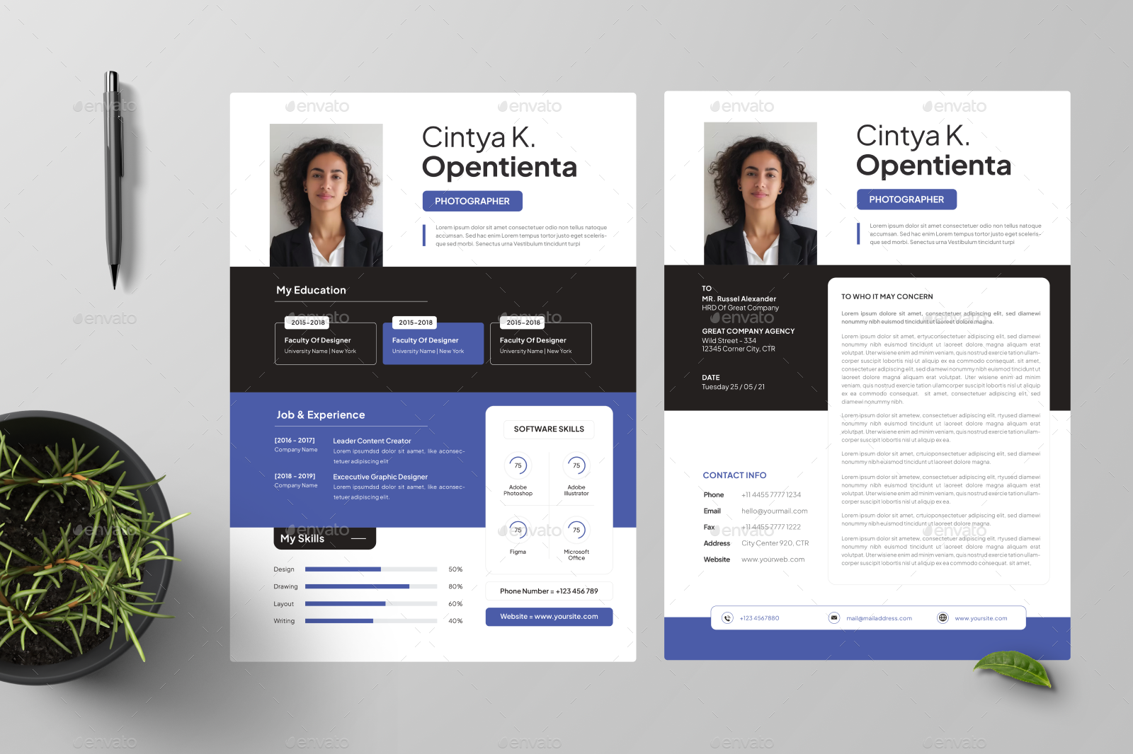 Professional Photography - CV Resume, Print Templates | GraphicRiver