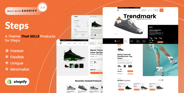 Steps - Sports Shoes, Footwear Shoes Shopify 2.0 Theme by WorkDo | ThemeForest
