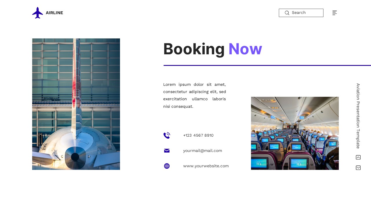 Airline - Aviation Powerpoint Templates, Presentation Templates ...