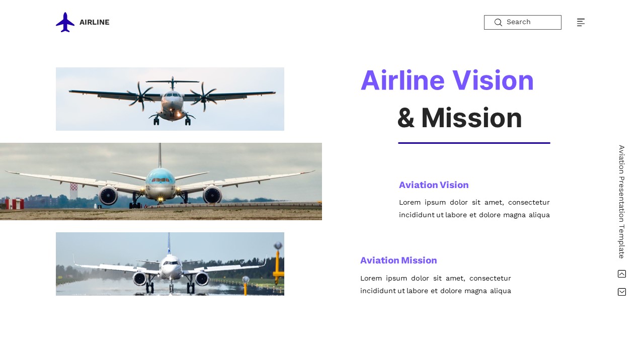 Airline - Aviation Powerpoint Templates, Presentation Templates ...