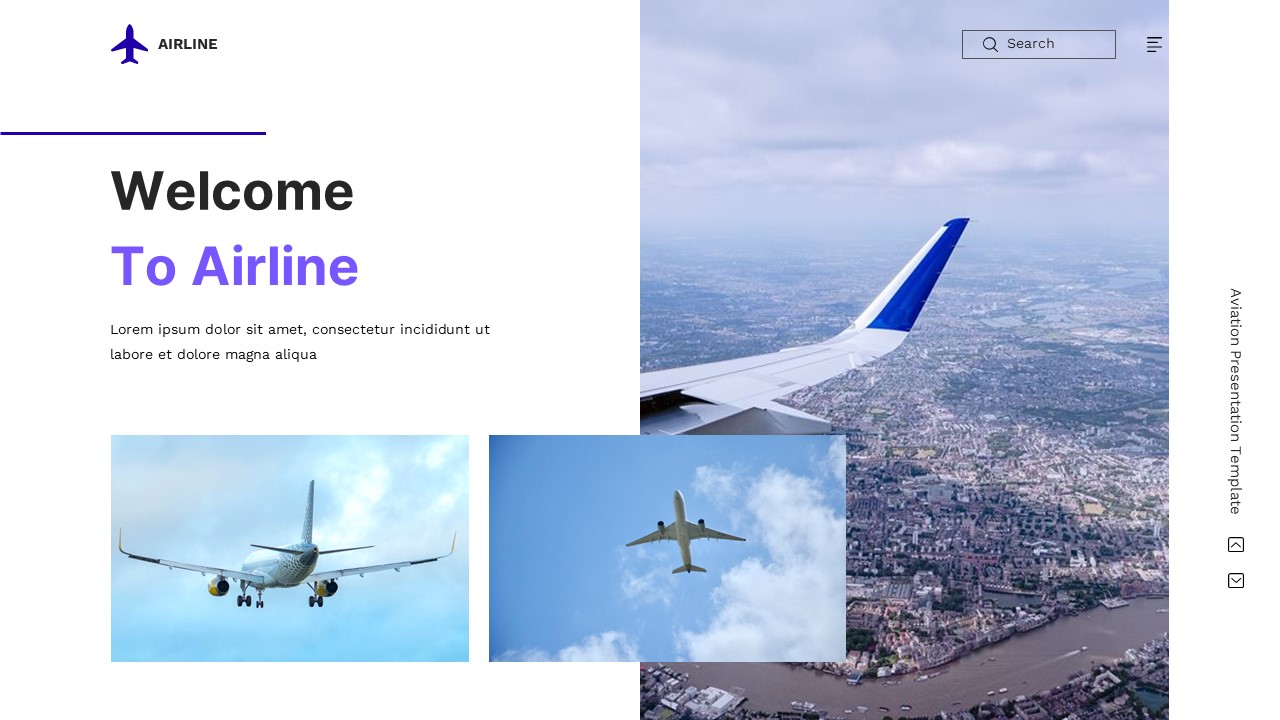 Airline - Aviation Google Slide Templates, Presentation Templates ...