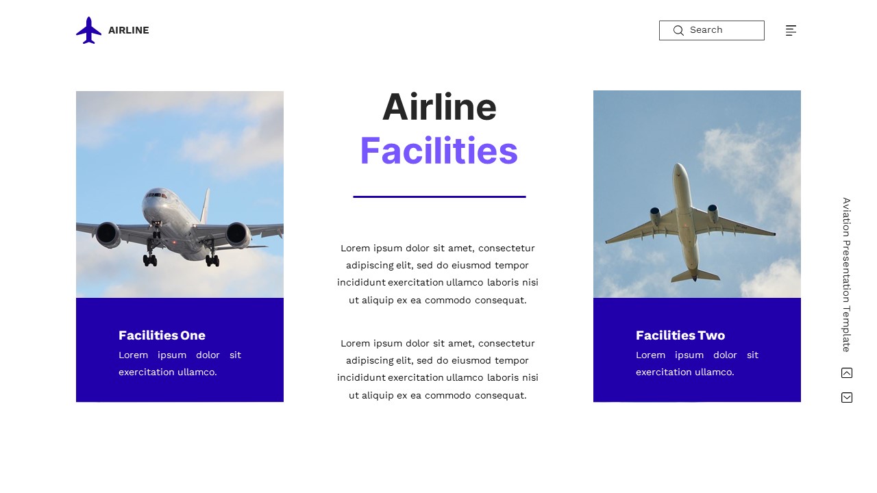 Airline - Aviation Google Slide Templates, Presentation Templates ...