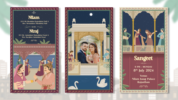 Rajdarbari Indian Wedding Invitation, After Effects Project Files ...