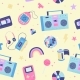 90s Retro Seamless Pattern, Vectors | GraphicRiver