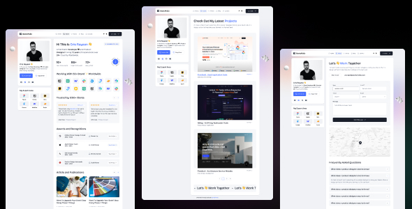 Bentofolio - Personal Portfolio HTML Template by Marvel_Theme | ThemeForest
