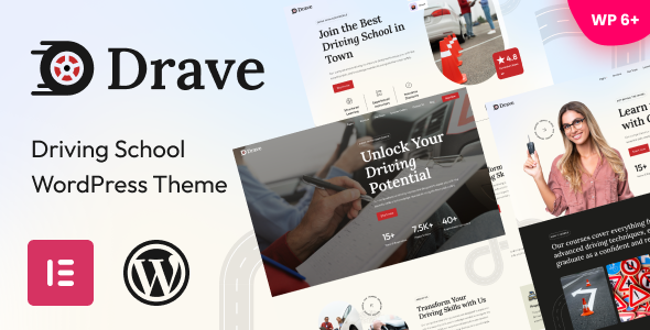 Drave - Driving School WordPress Theme by Duck-Themes | ThemeForest