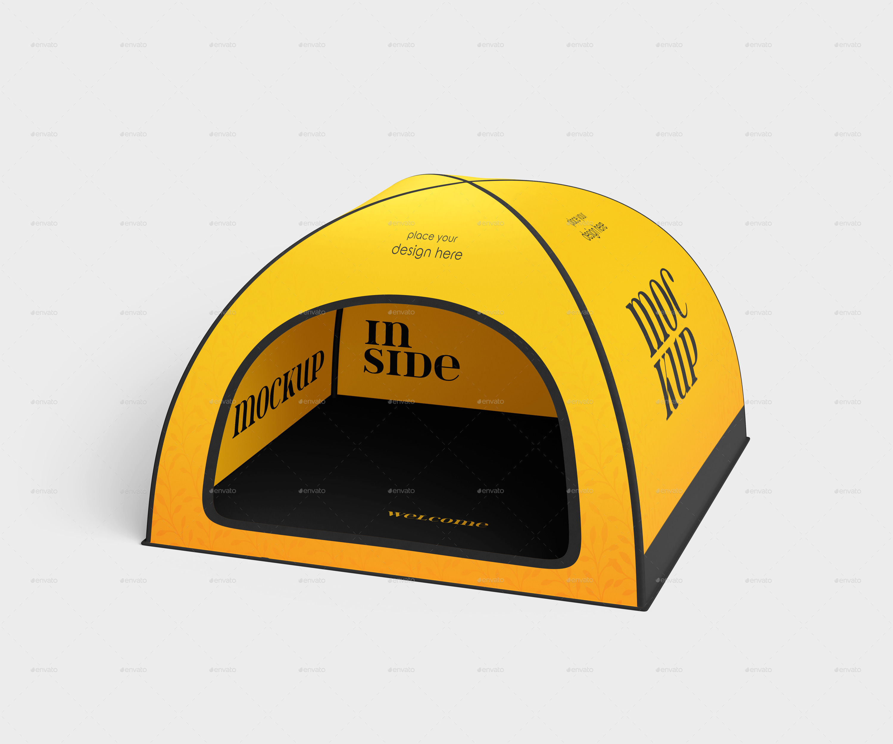 Camping Tent Mockup Set, Graphics | GraphicRiver