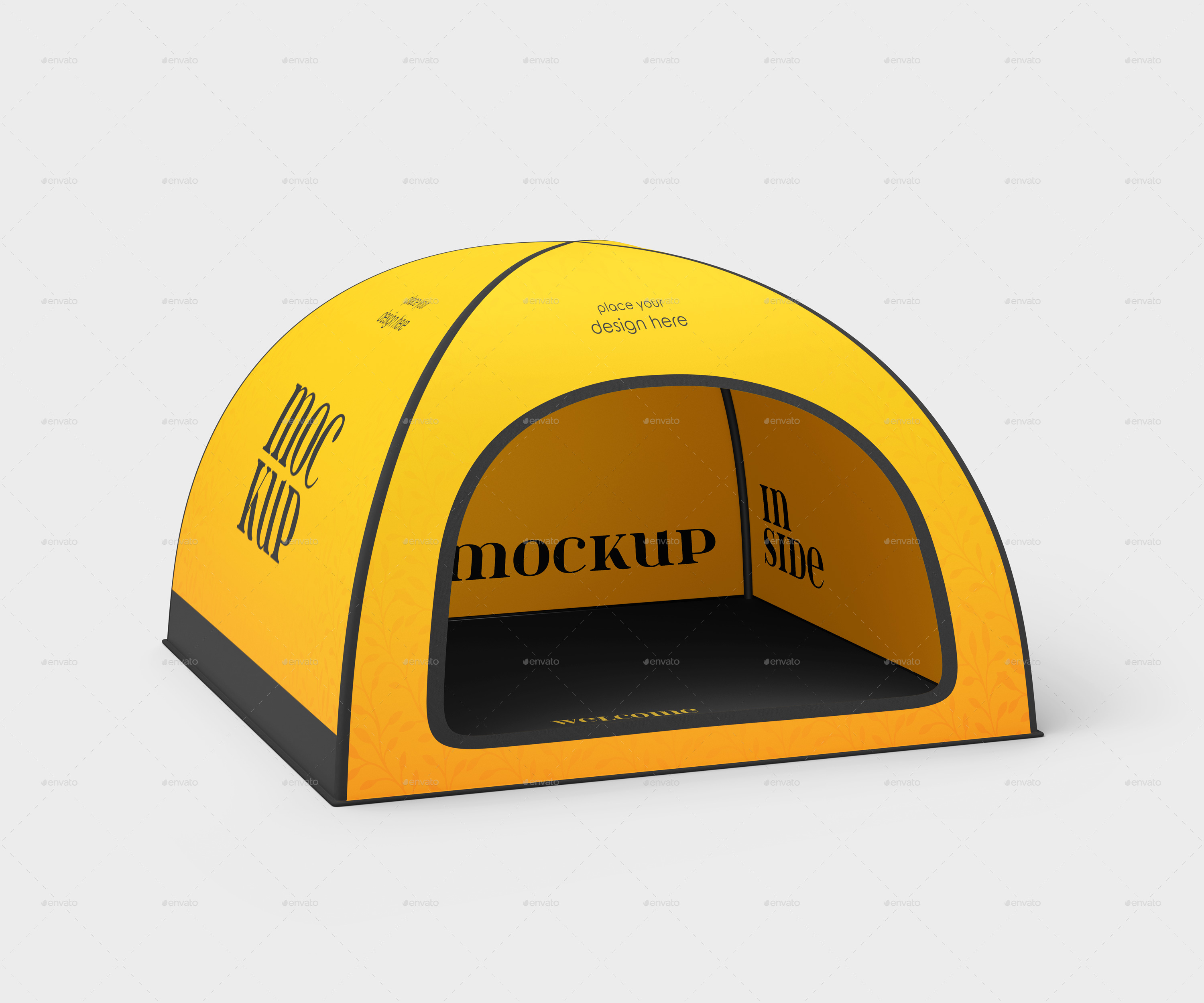 Camping Tent Mockup Set, Graphics | GraphicRiver