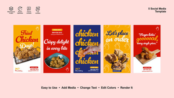 Chicken Instagram Reels, After Effects Project Files | VideoHive