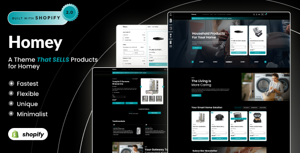 Homey - Kitchen Tools Responsive Shopify 2.0 Store by WorkDo | ThemeForest