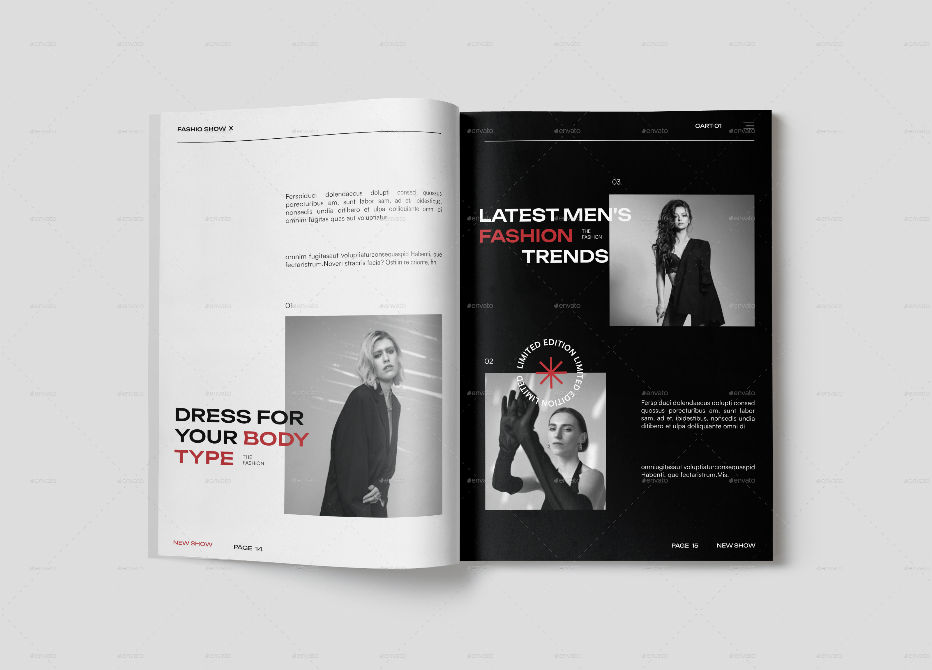 Black White Swiss Urban Magazine, Print Templates | GraphicRiver