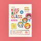 Kids Art Class Flyer, Print Templates | GraphicRiver
