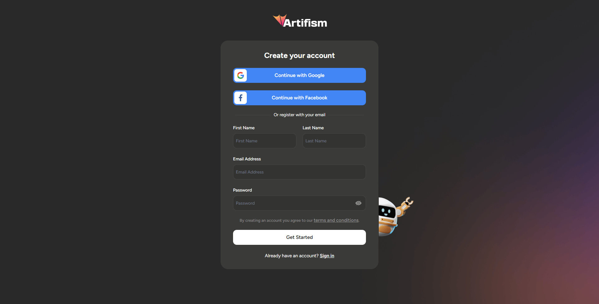 Artifism - AI Content & Image Generator SaaS by techvillage1 | CodeCanyon