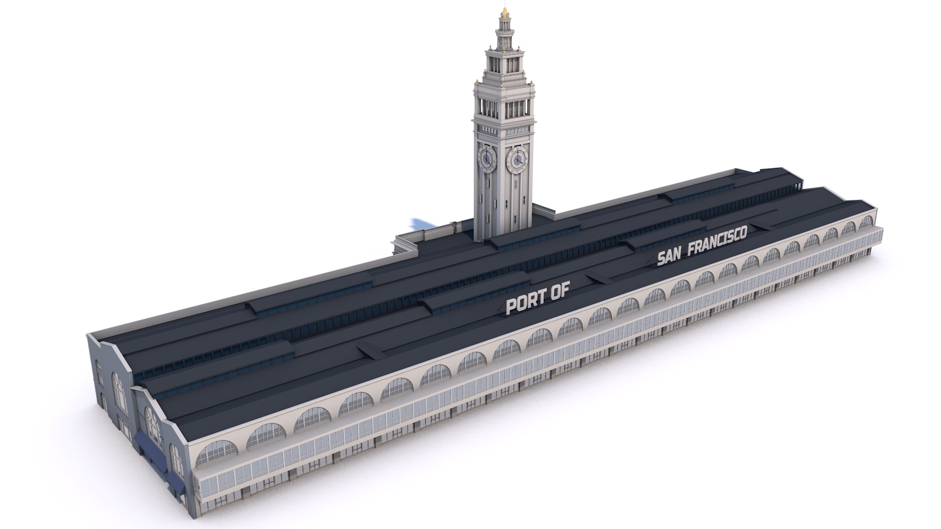 Ferry Building San Francisco by multimedia4d | 3DOcean