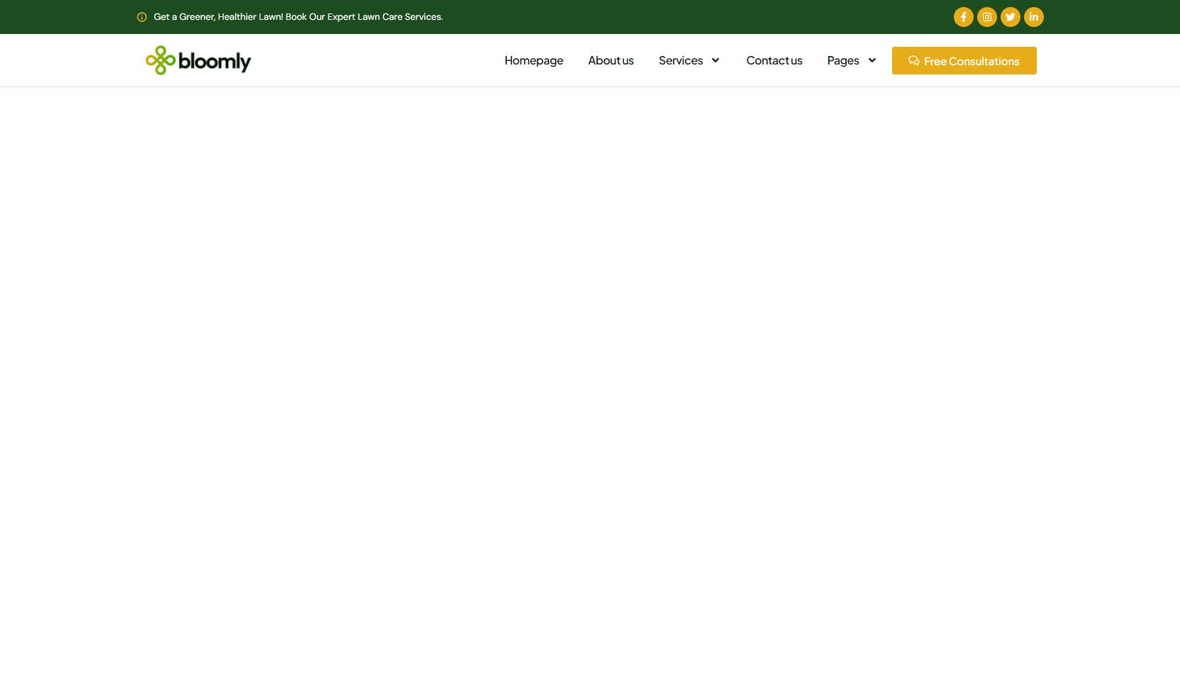 Bloomly - Landscape & Gardening Service Elementor Pro Template Kit by moxcreative