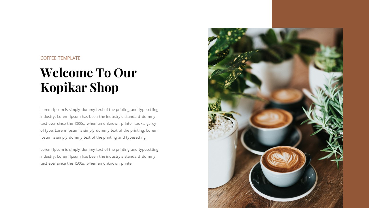 Kopikar - Coffee Shop Keynote Template, Presentation Templates ...