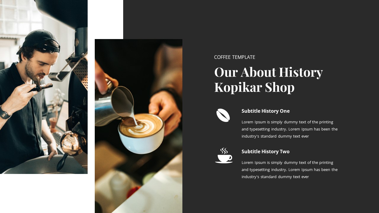 Kopikar - Coffee Shop Keynote Template, Presentation Templates ...