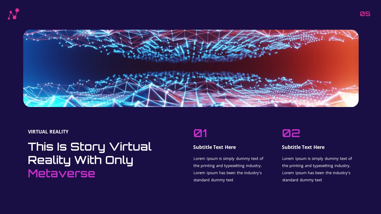 Metaves - Virtual Reality & Metaverse PowerPoint Template, Presentation ...