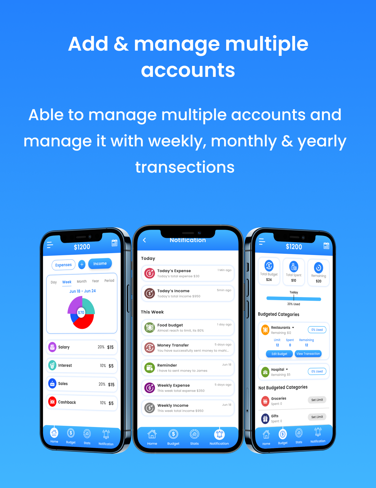 WalletUs: Your Budget & finance Wallet App | React Native Mobile App ...