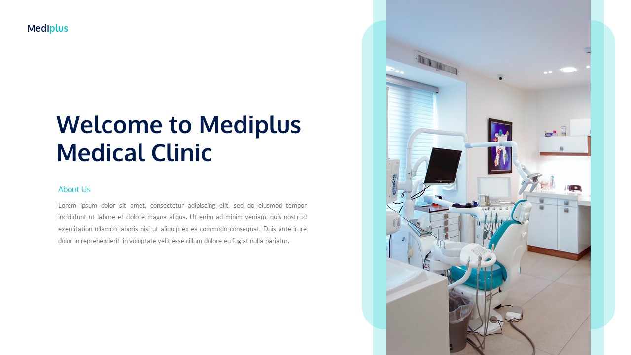 Mediplus - Medical Clinic Google Slides Template, Presentation Templates