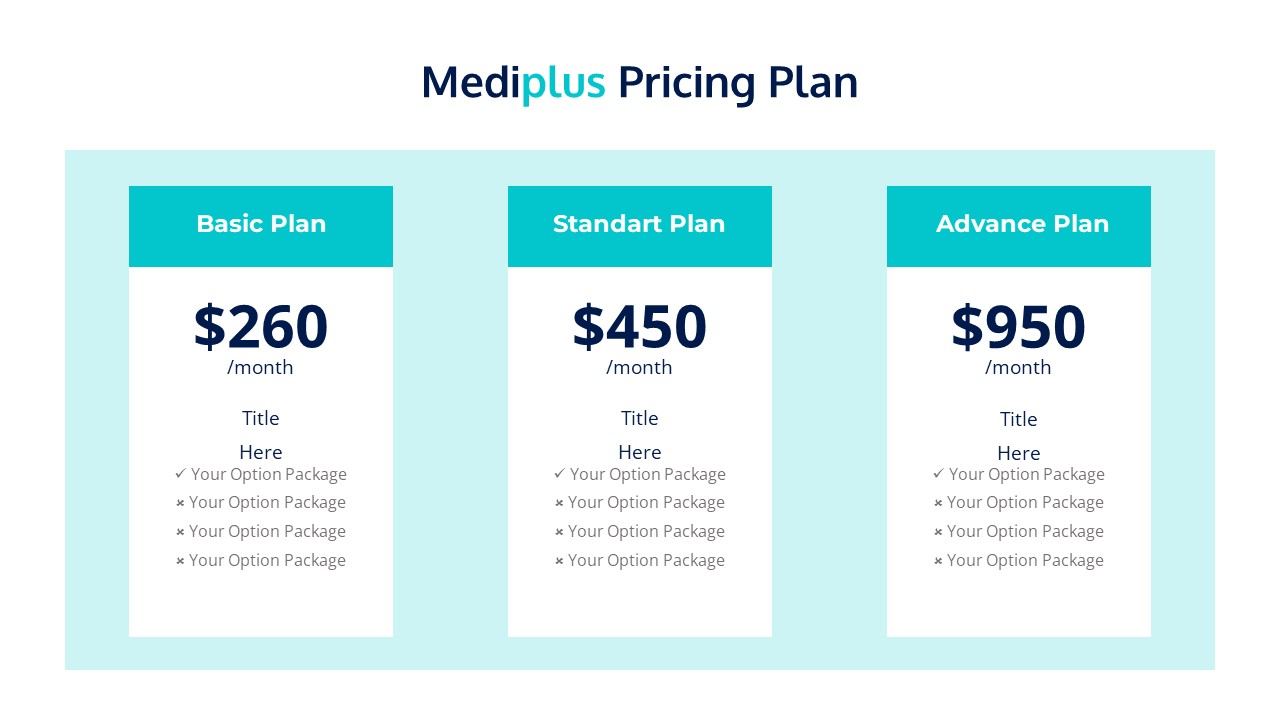 Mediplus - Medical Clinic Google Slides Template, Presentation Templates