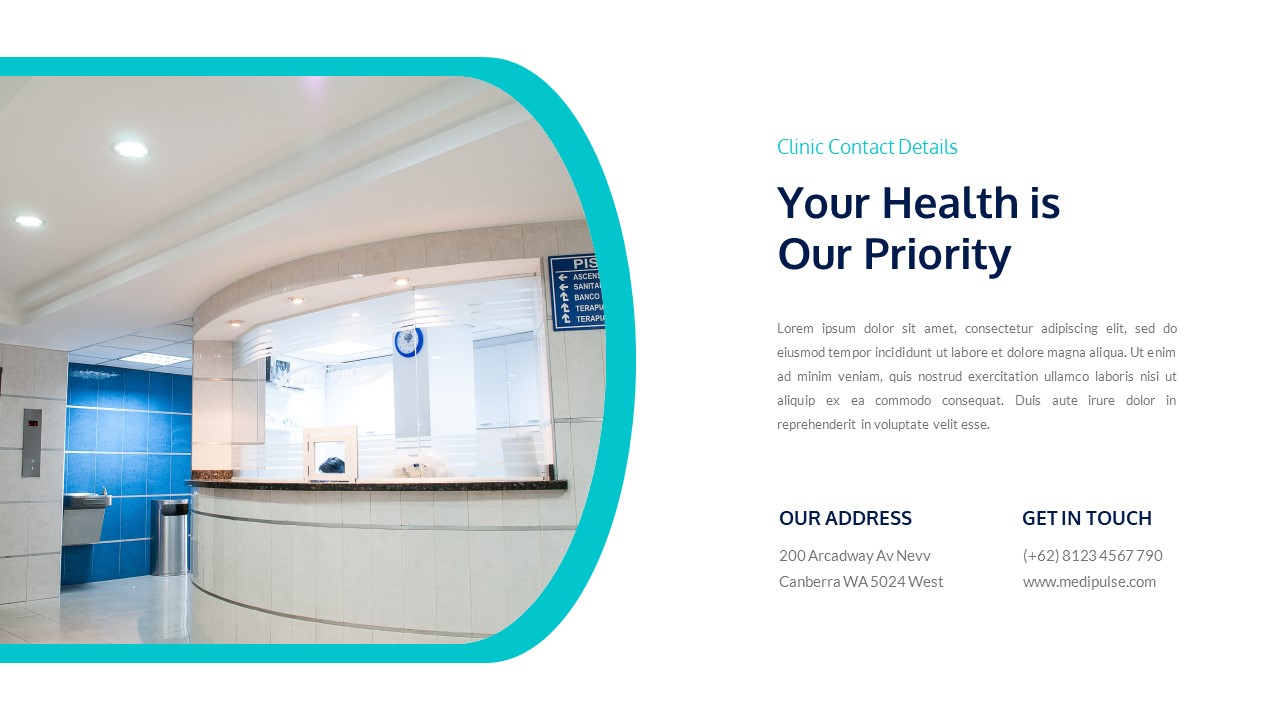 Mediplus - Medical Clinic Google Slides Template, Presentation Templates