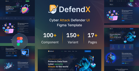 Defendx - Cyber Security Figma Template by UIAXIS | ThemeForest