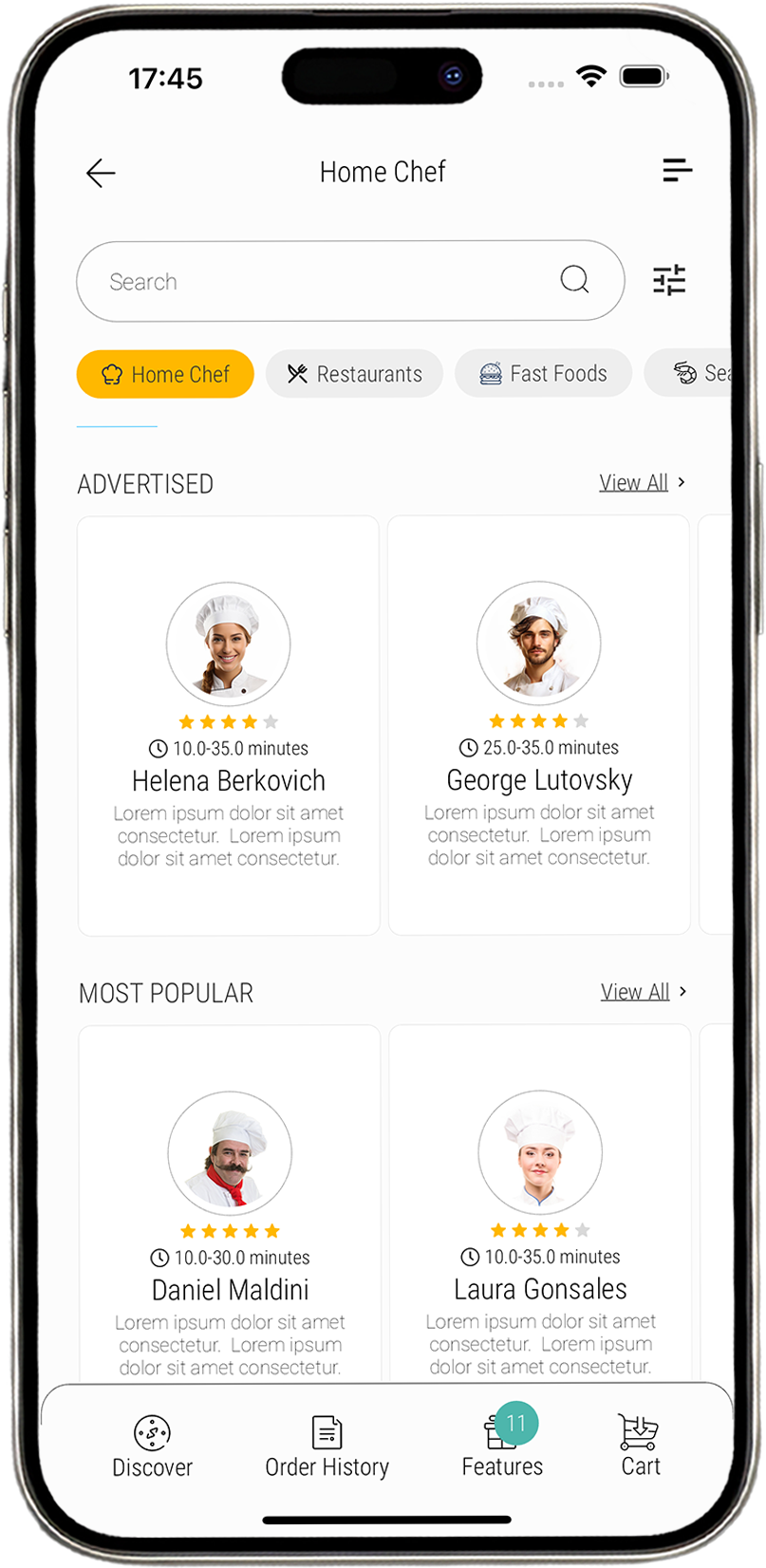 Dobule - Fully Functional Customer Side Mobile App for iOS & Android by MecoNata
