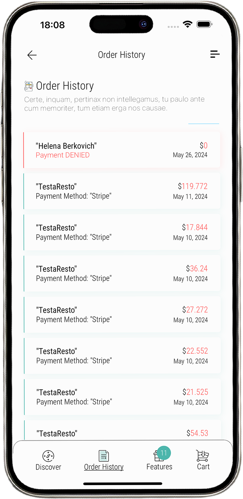 Dobule - Fully Functional Customer Side Mobile App for iOS & Android by MecoNata