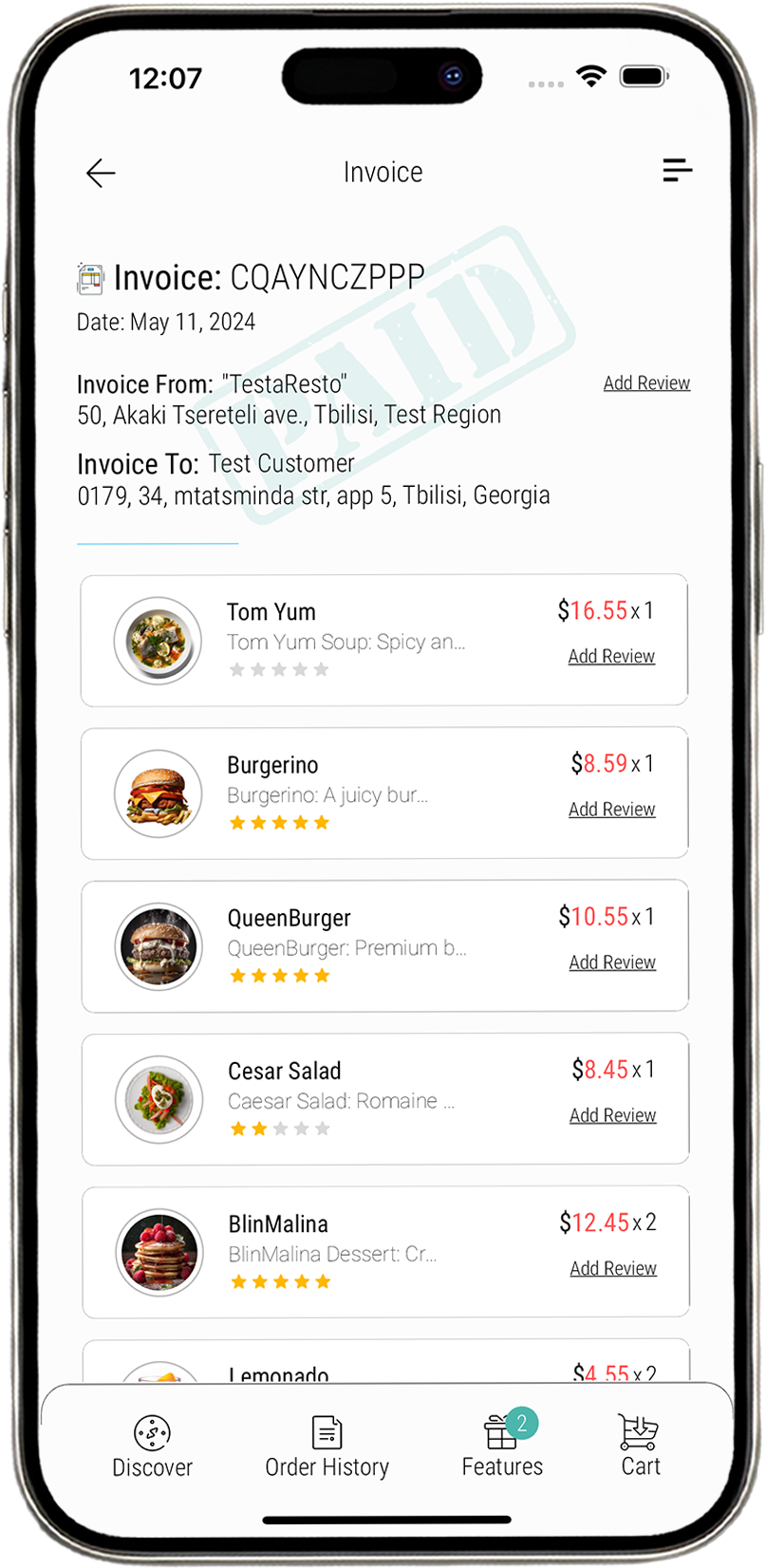Dobule - Fully Functional Customer Side Mobile App for iOS & Android by MecoNata